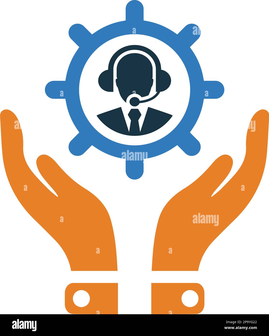 Business Support icon symbol for use on mobile apps, print media and ...