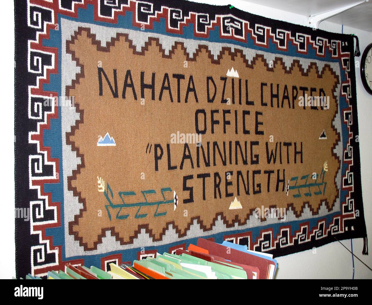 ** ADVANCE FOR SUNDAY JUNE 29 ** A woven rug displays the motto for the ...