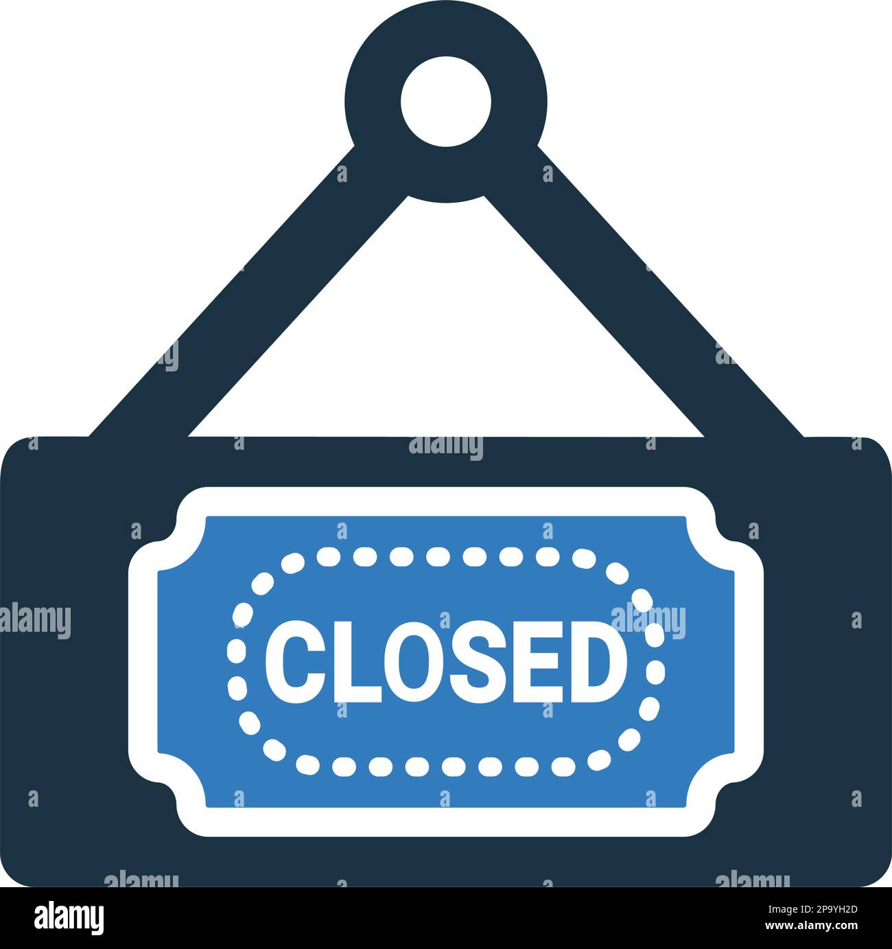 Closed Sign Icon, vector graphics for various use Stock Vector Image ...