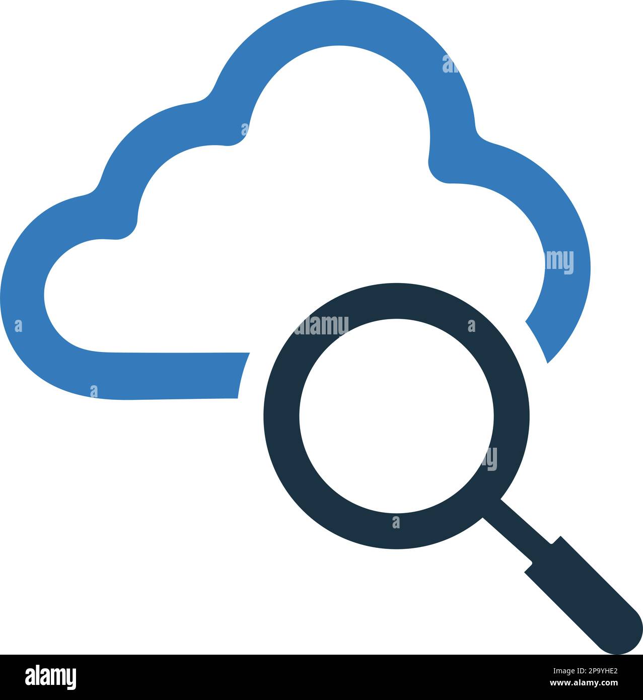Find, cloud search icon. Beautiful design and fully editable vector for ...