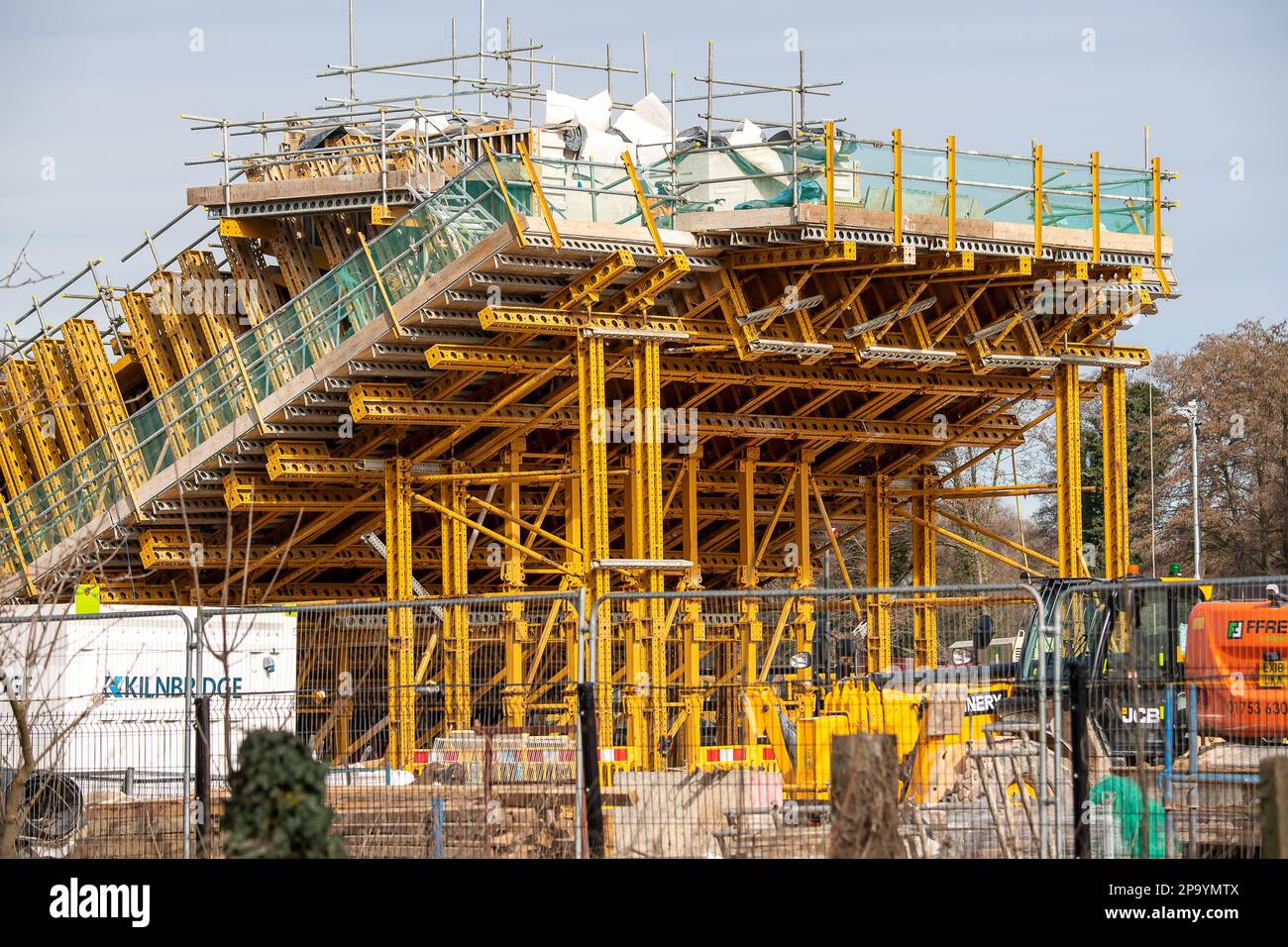 Harefield, UK. 11th March, 2023. HS2 High Speed Rail 2 construction for ...