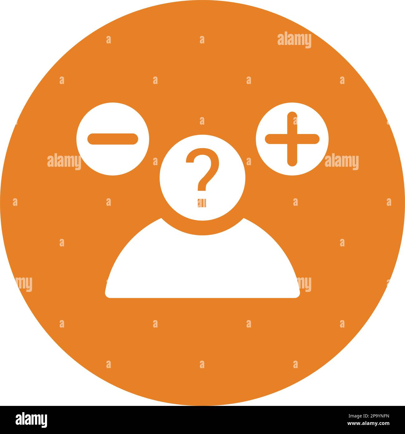 Decision Making icon design template vector illustration for graphic ...