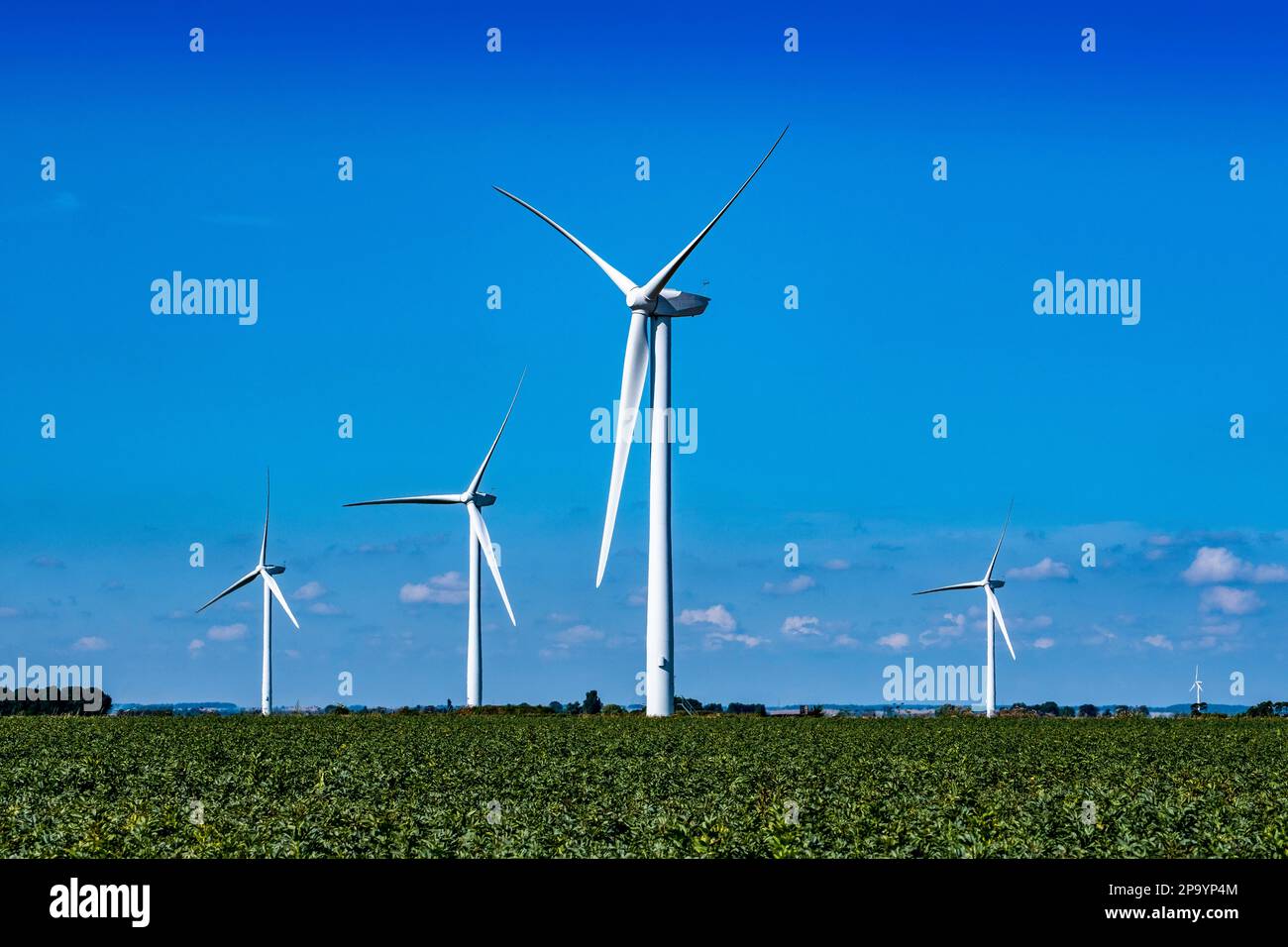Glass moor windfarm hi-res stock photography and images - Alamy