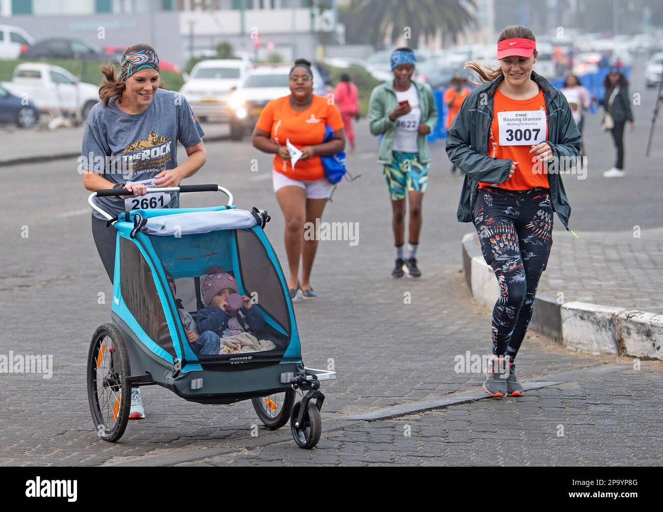 Swakopmund, Namibia. 11th Mar, 2023. Runners participate in the 2023 ...