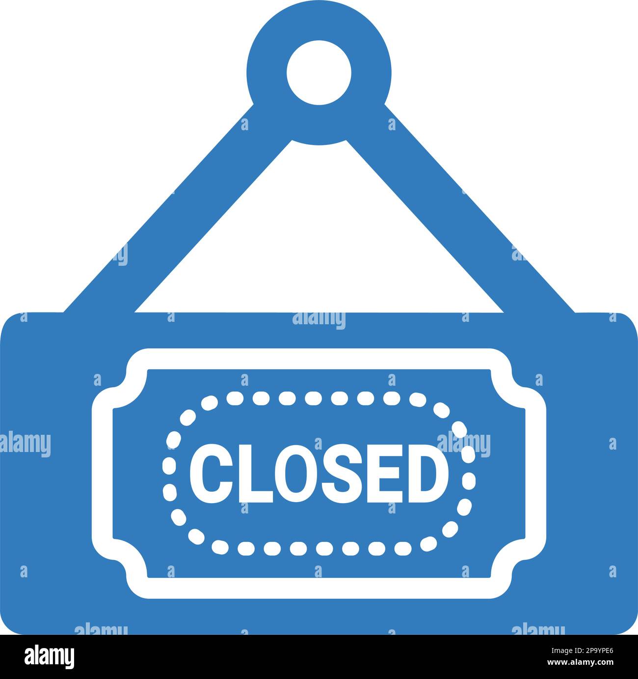 Closed Sign Icon, vector graphics for various use Stock Vector Image ...