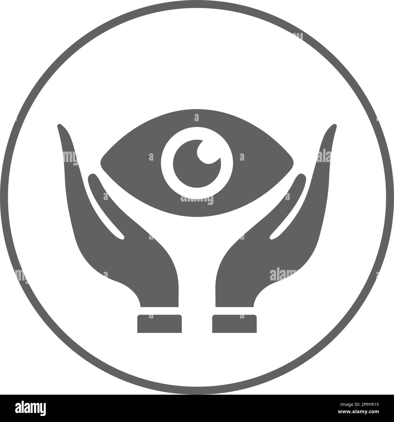 Eye care, eyesight, ophthalmology icon. Beautiful, meticulously ...