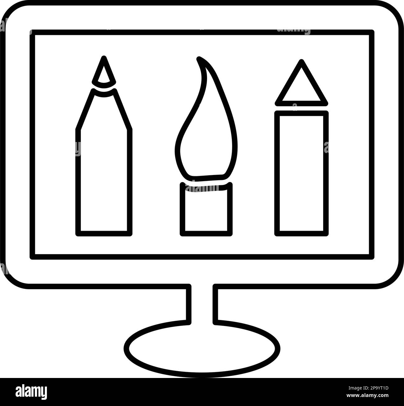Website, art, artistic icon. Beautiful design and fully editable vector ...