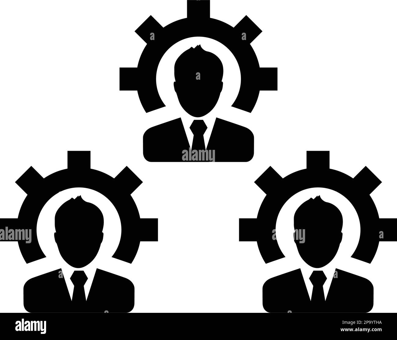 Employee Management icon. Flat style vector EPS use in infographics,web ...