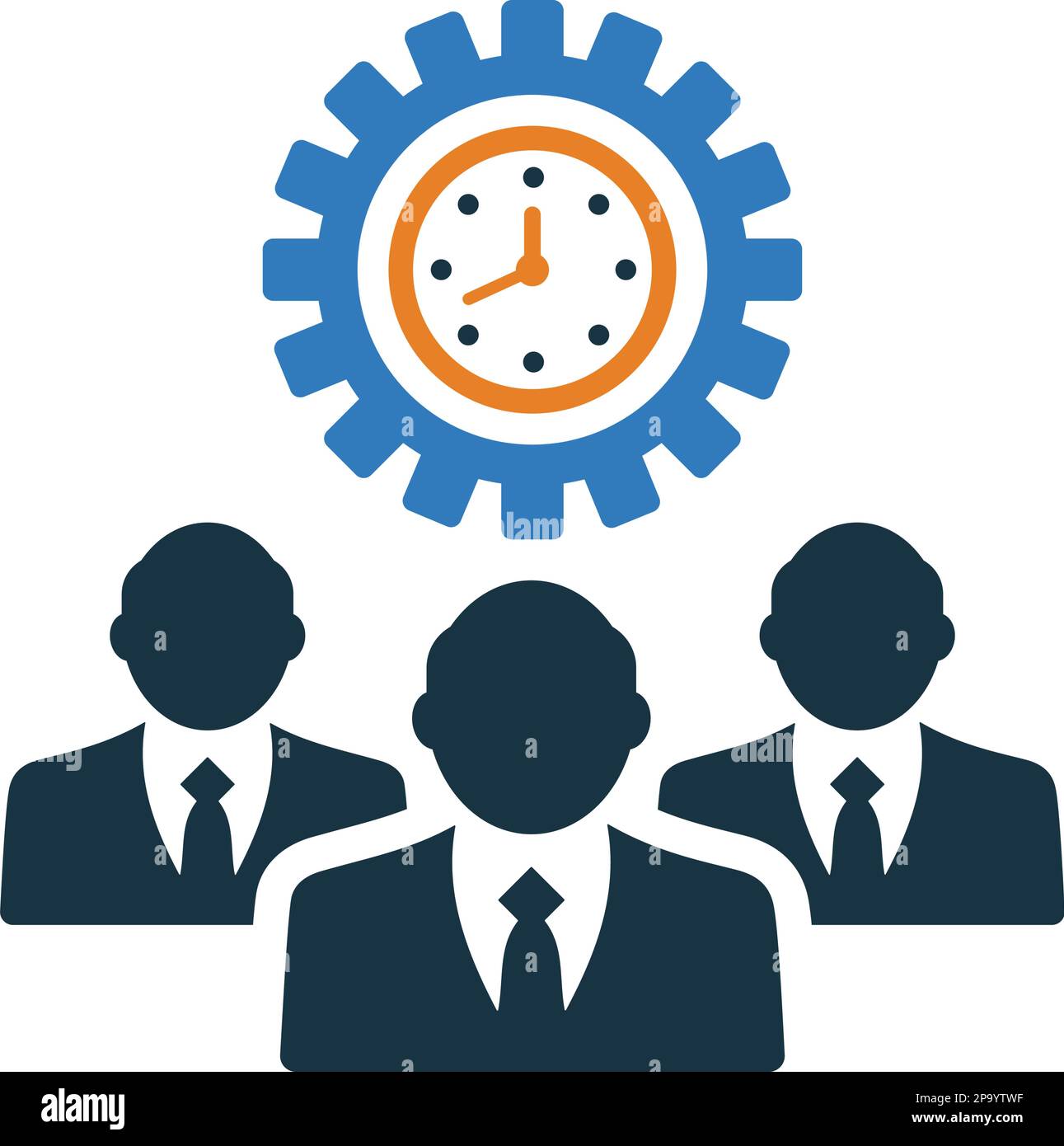 Business hours icon. Flat style vector EPS use in infographics,web ...