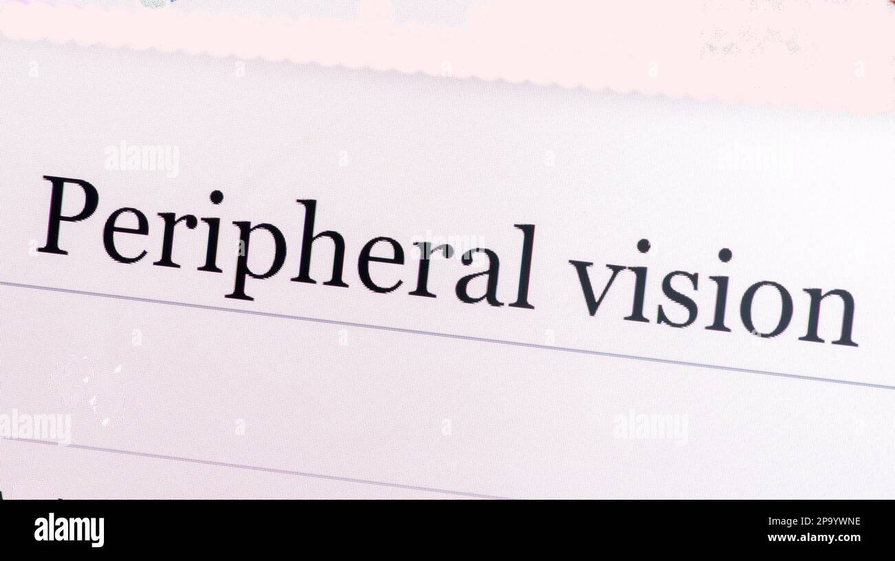 Peripheral vision hi-res stock photography and images - Alamy