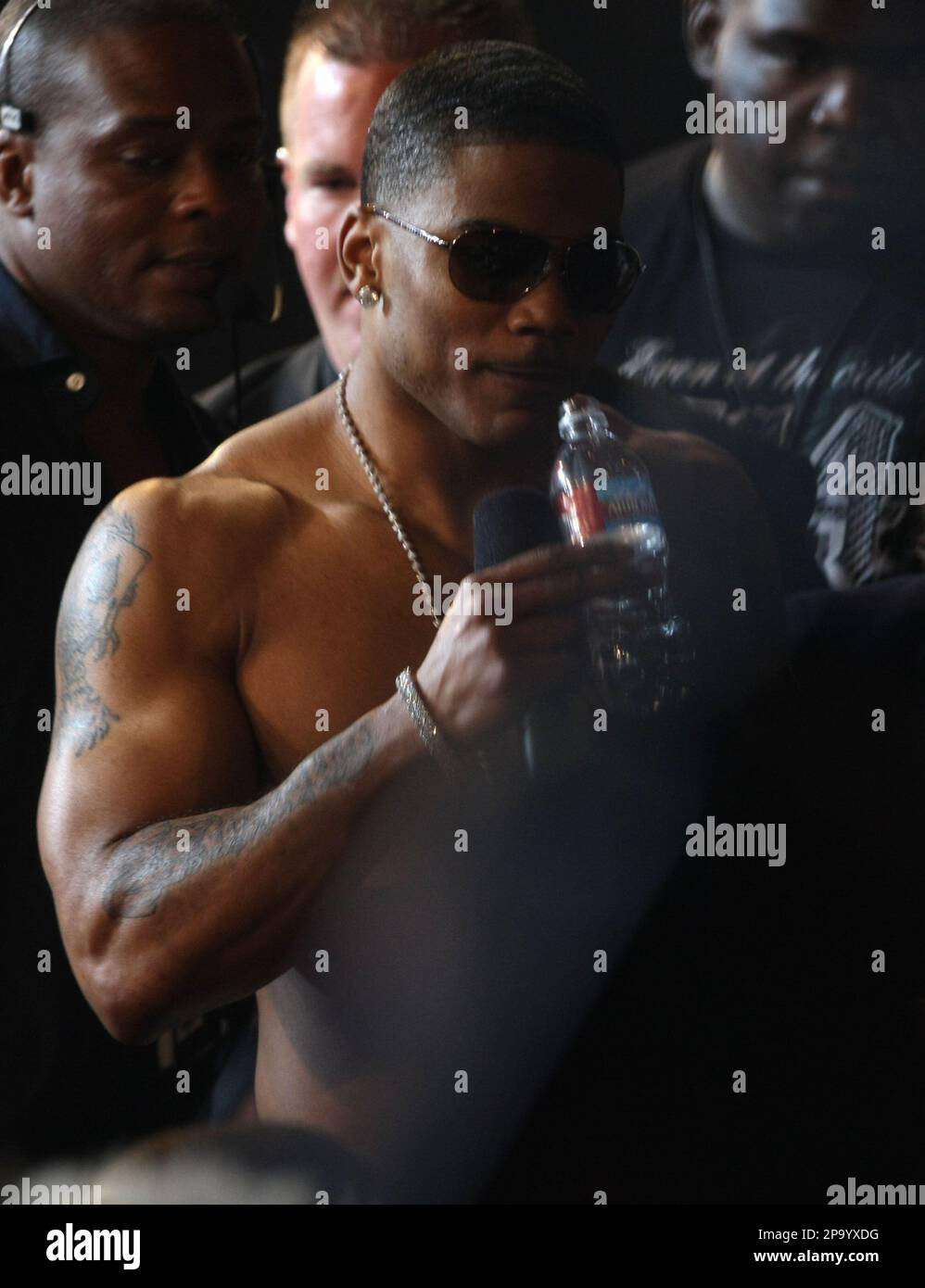 Nelly is seen at the BET awards on Tuesday June 24, 2008 in Los Angeles ...