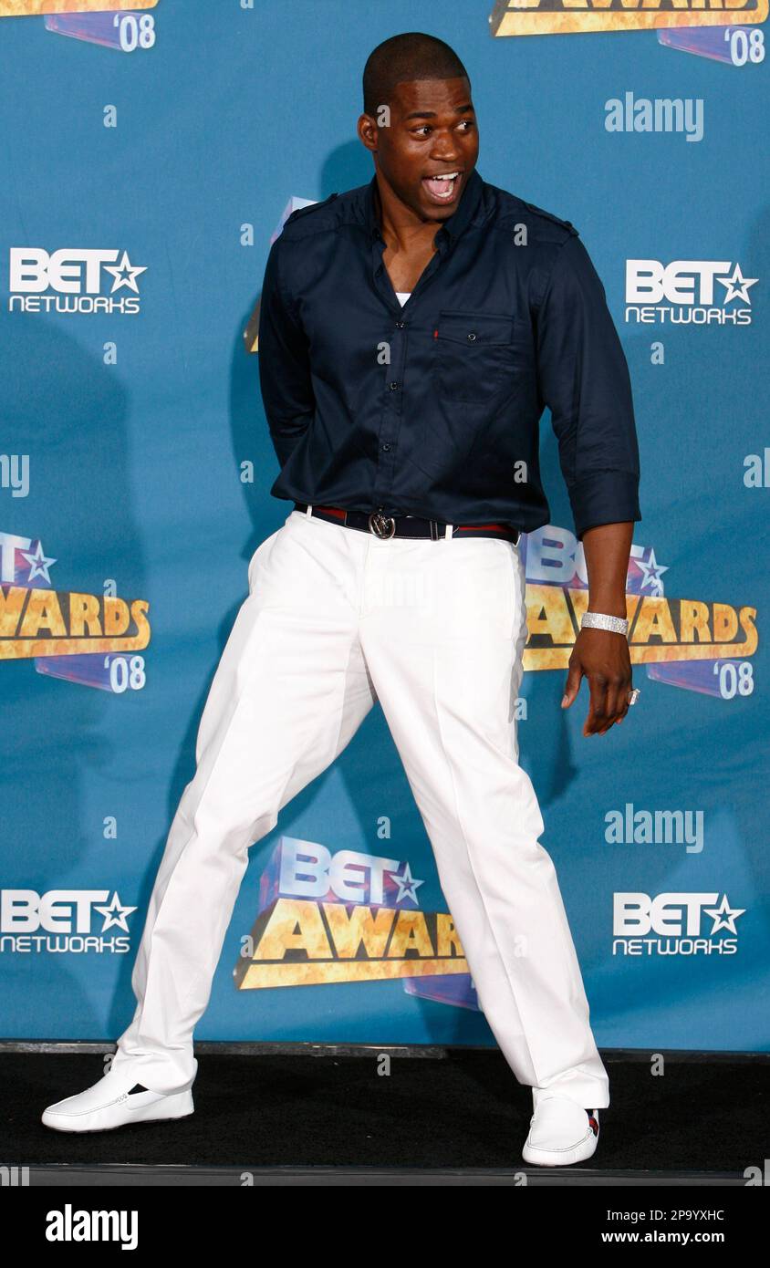 David Banner poses backstage at the BET Awards on Tuesday June 24, 2008 ...