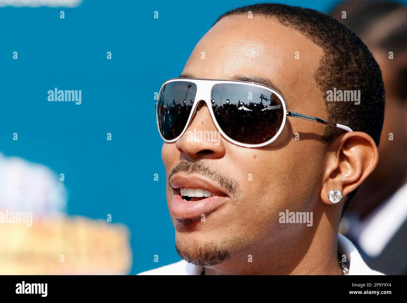Ludacris arrives at the BET Awards on Tuesday, June 24, 2008 in Los ...