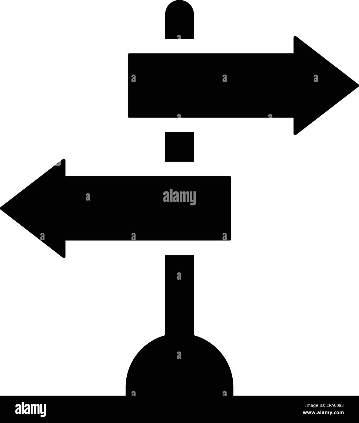 Direction Sign icon. Flat style vector EPS use in infographics,web ...