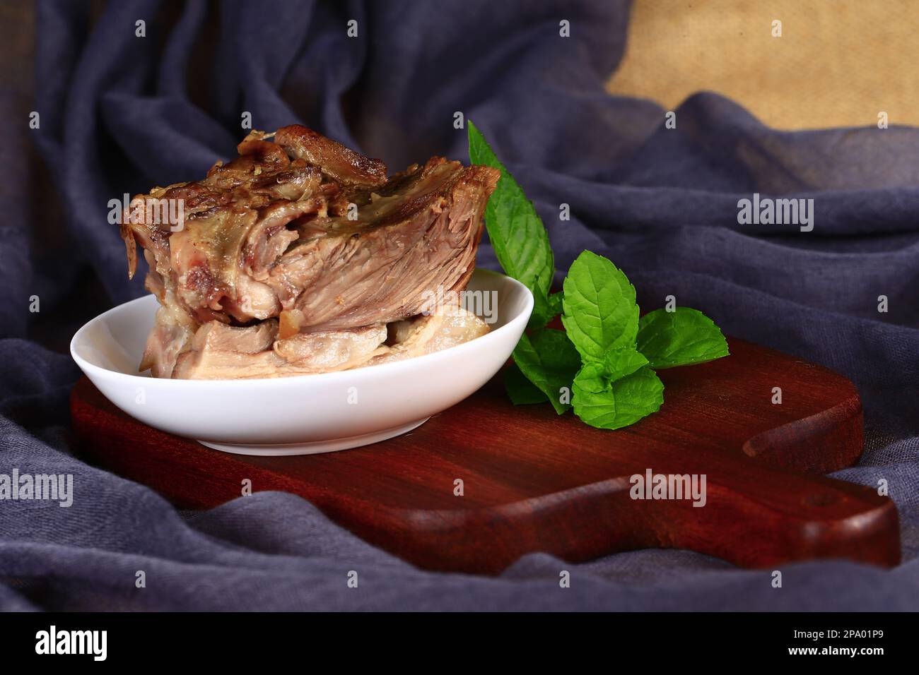 China lurou, bath chap, traditional food appetizers Stock Photo - Alamy