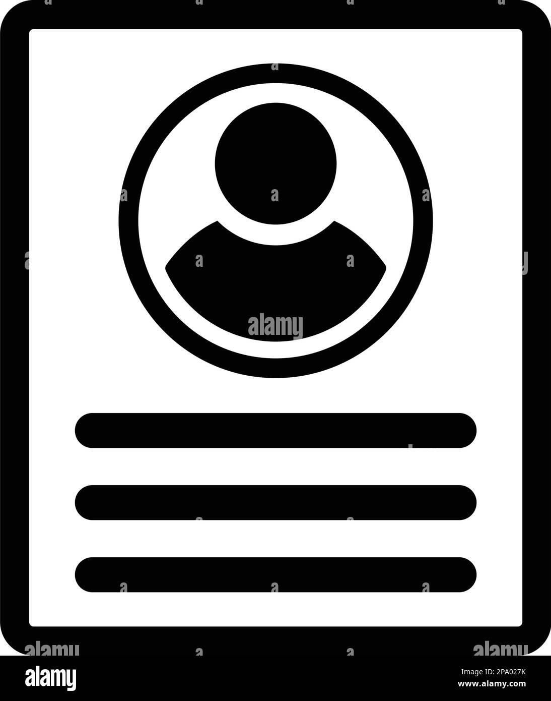 Employee Profile icon. Flat style vector EPS use in infographics,web ...