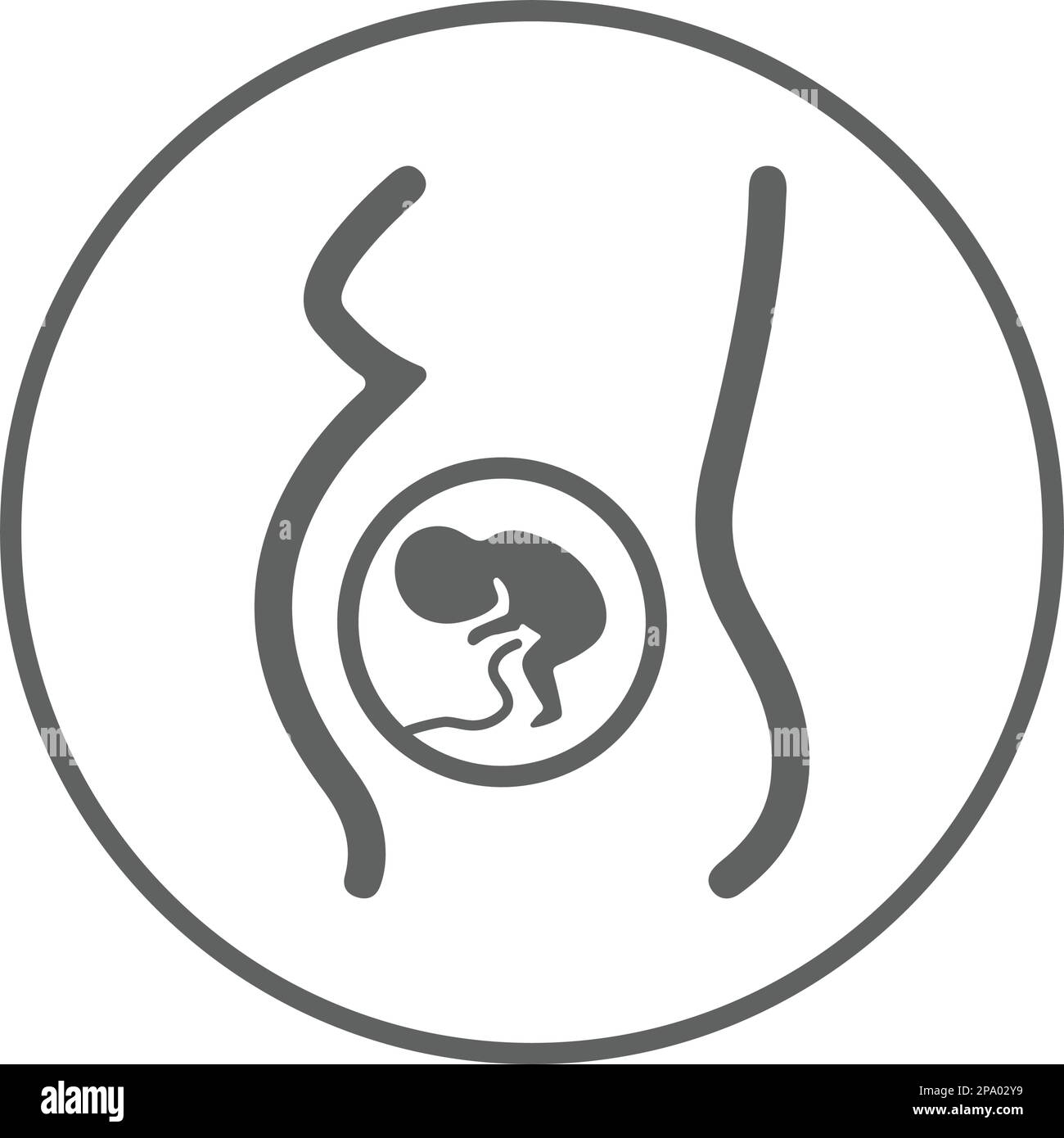 Embryo, fetus, mother, pregnancy icon. Beautiful design and fully ...