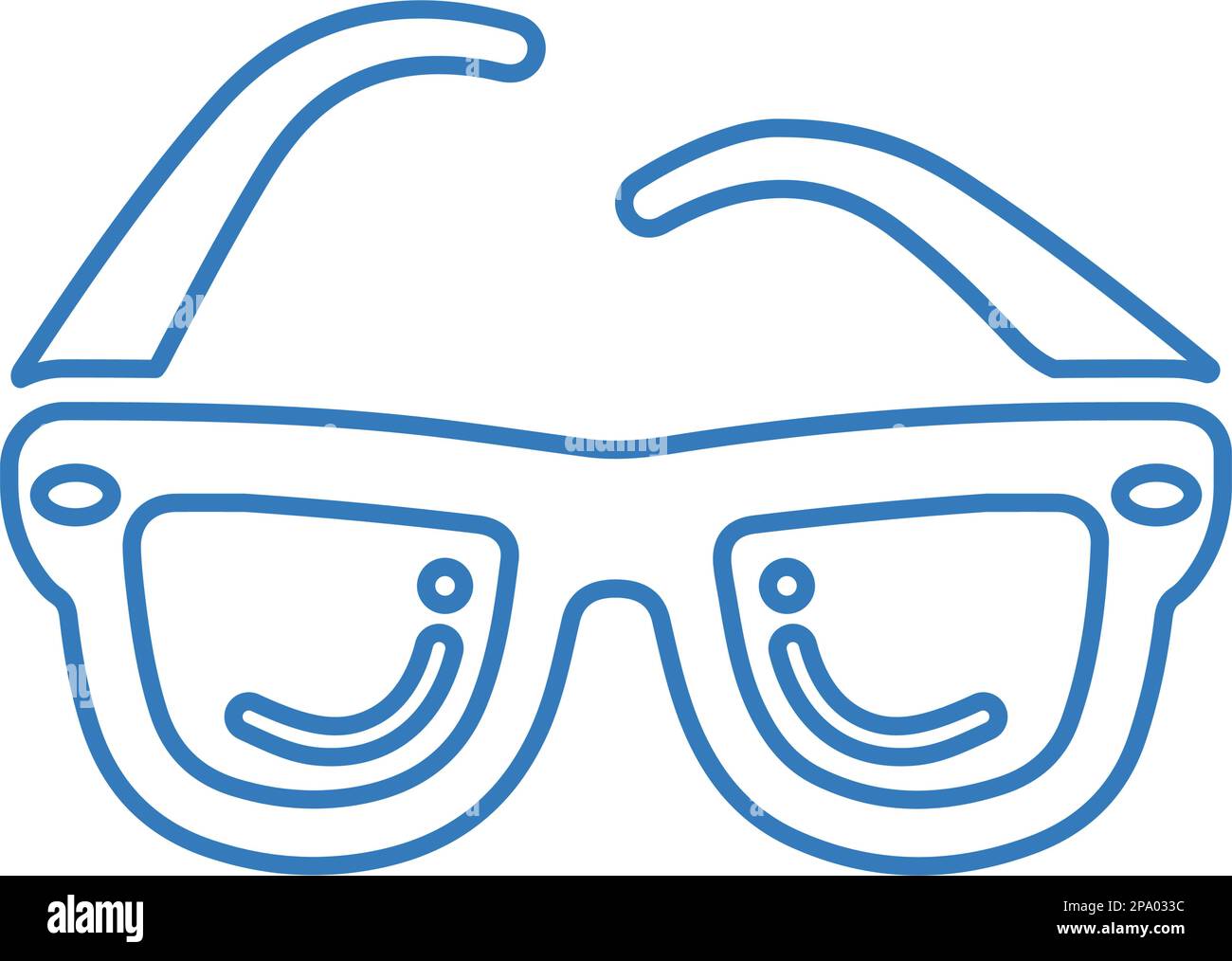 Eye glasses icon, Optical glasses, vector graphics for various use ...