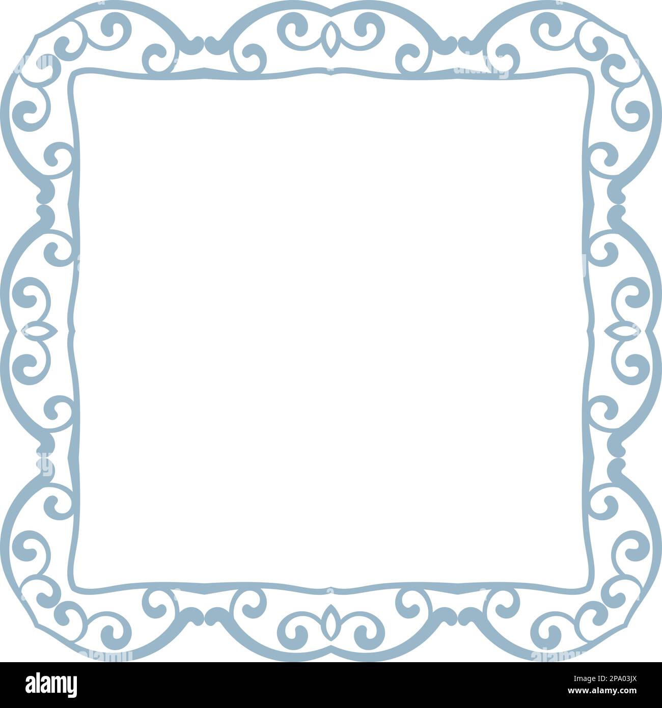 Square frame Isolated design element Stock Vector Image & Art - Alamy
