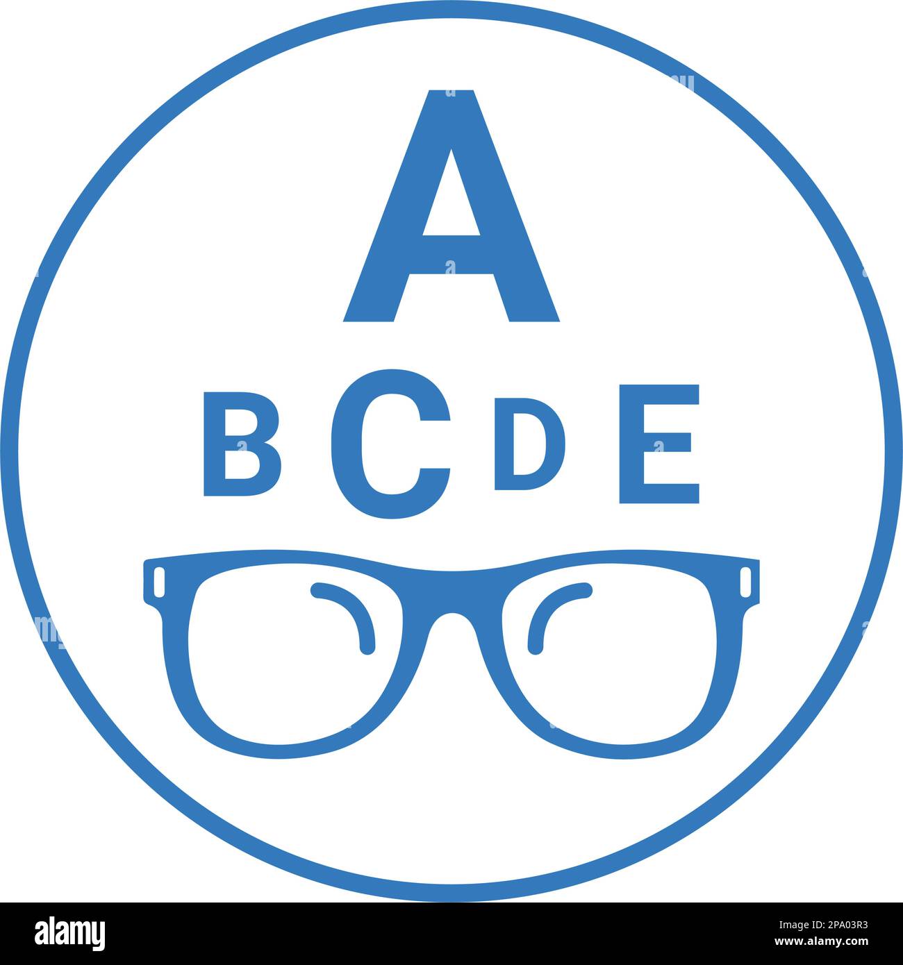 Eye test icon, consultation, eyesight, vector graphics for various use ...