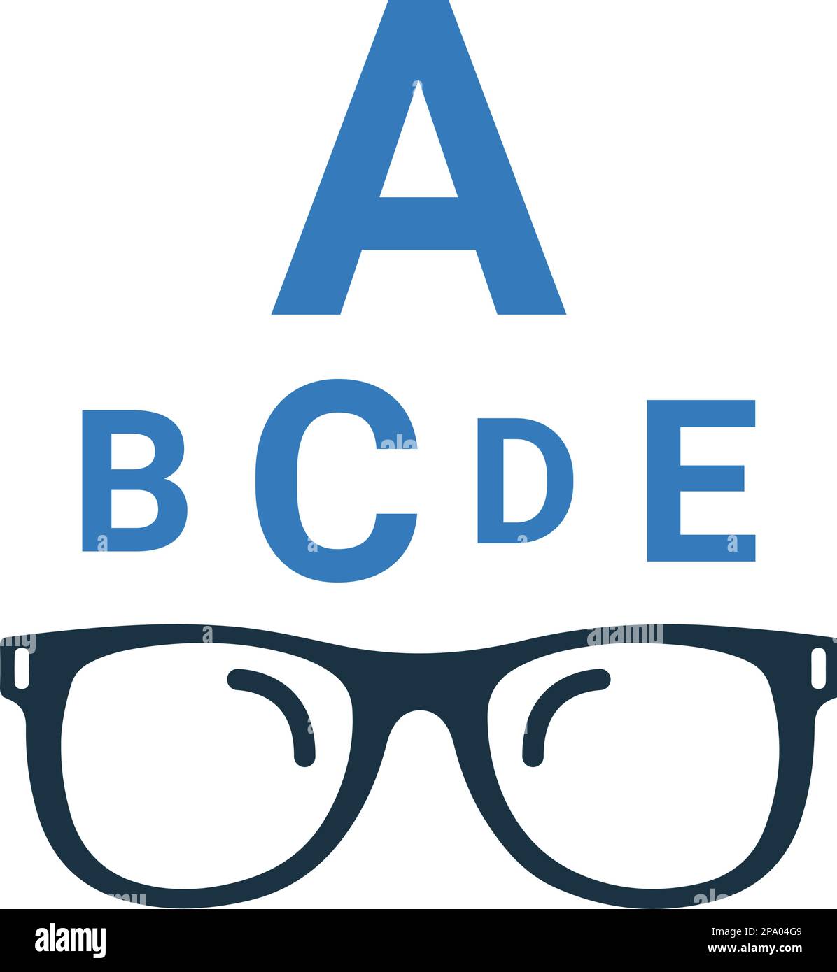 Eye test icon, consultation, eyesight, vector graphics for various use ...