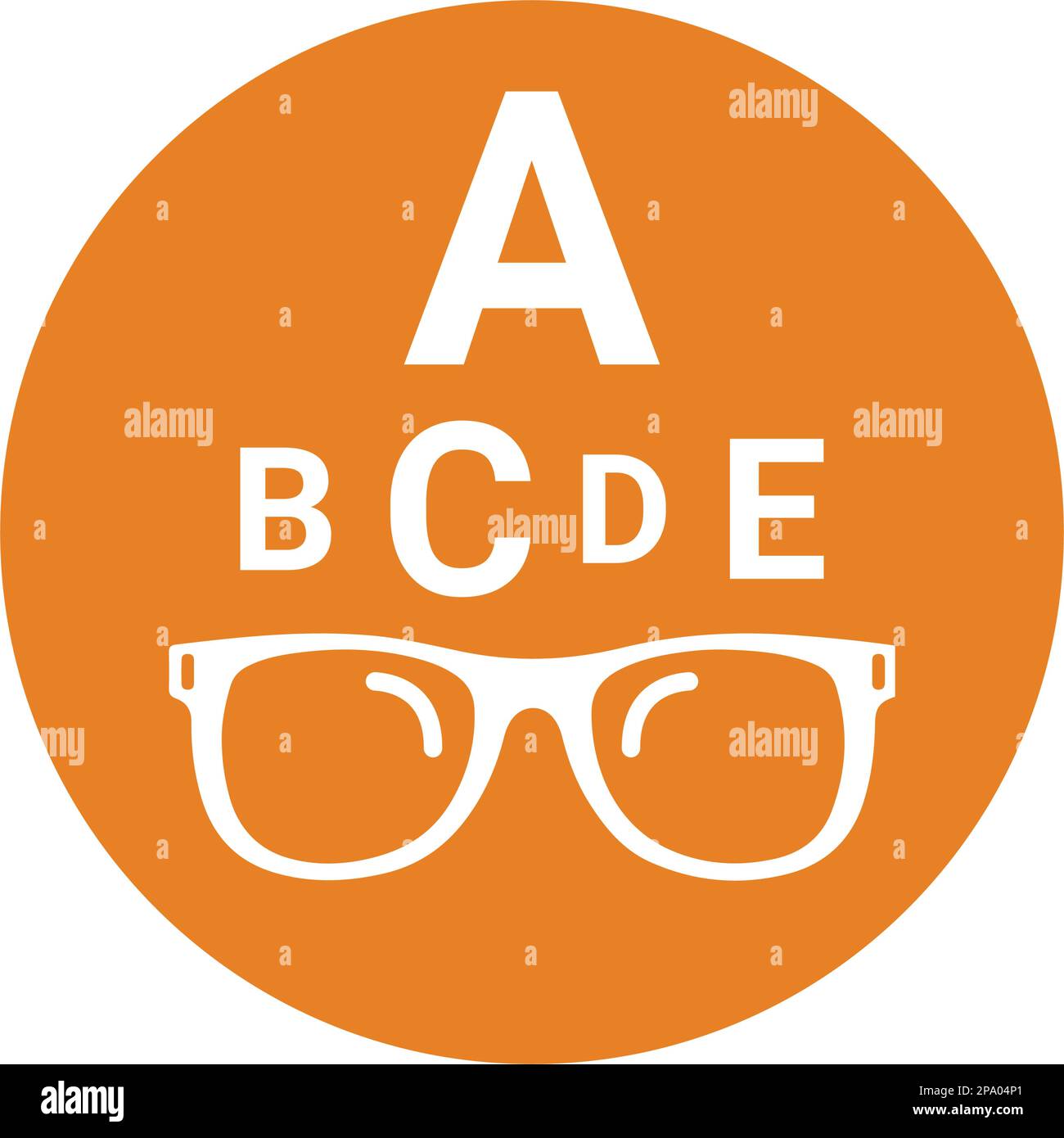 Eye test icon, consultation, eyesight, vector graphics for various use ...