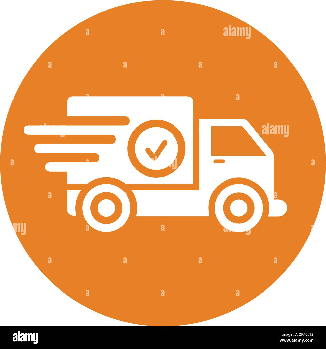 Local food delivery vehicle Stock Vector Images - Alamy