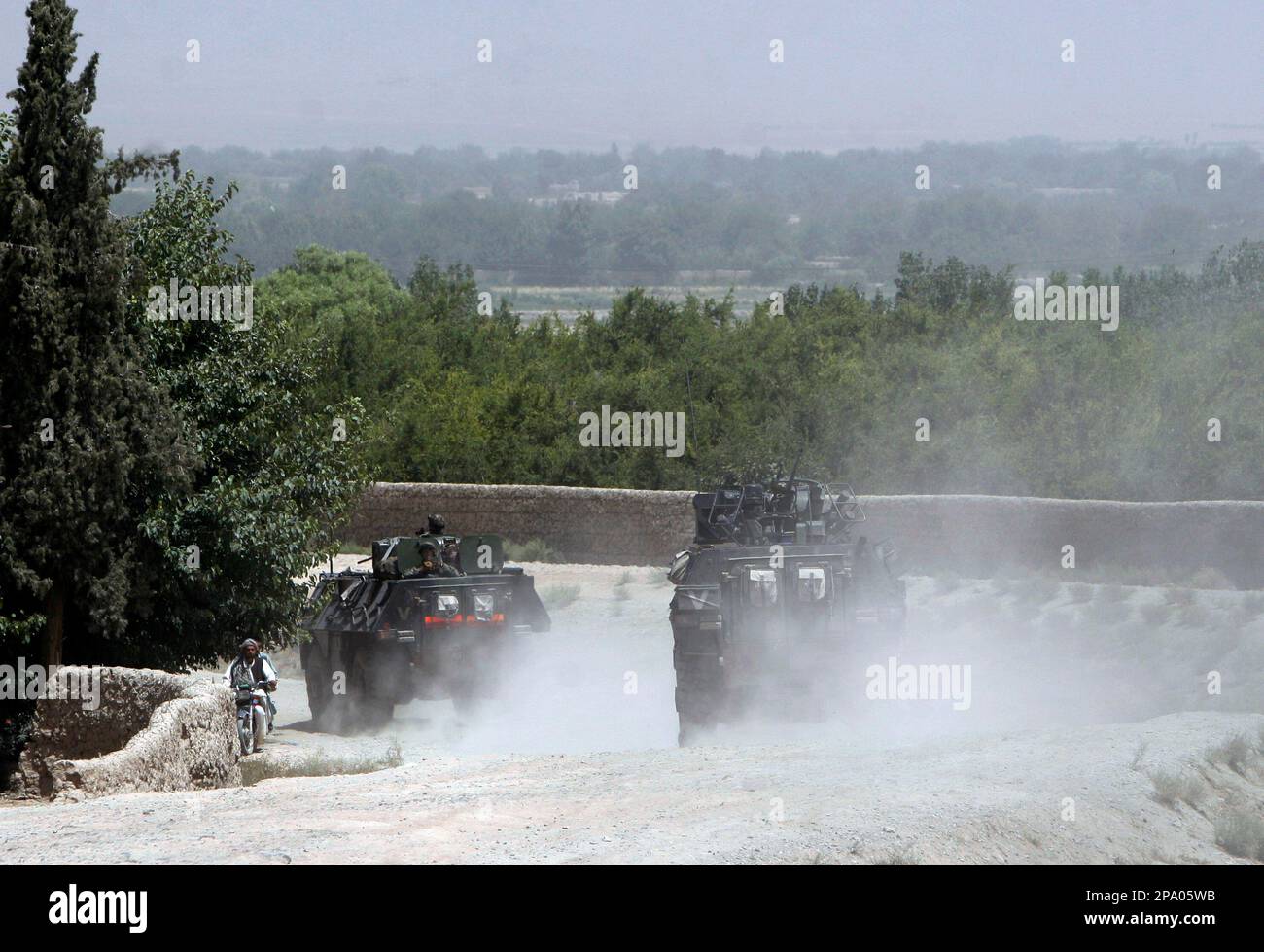 French armored personal carrier of the International Security ...