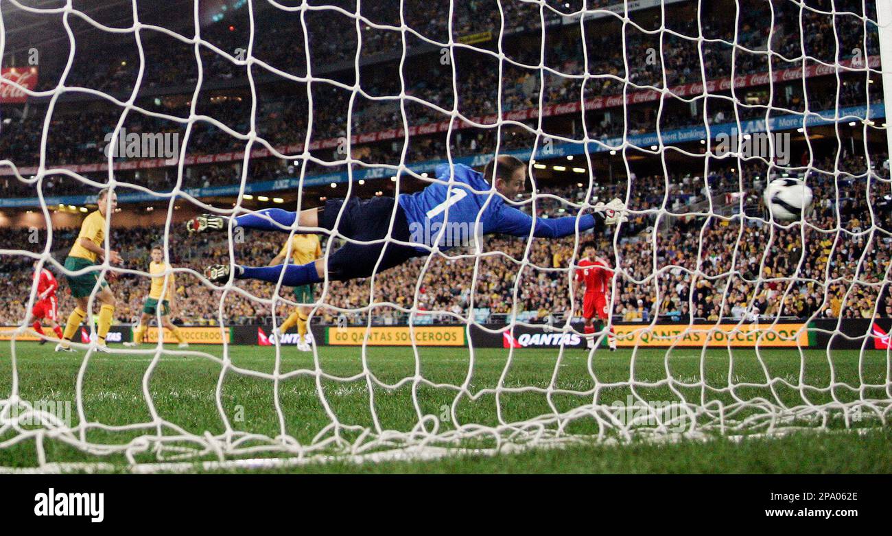 ** ADD DATE AND LOCATION **Australia's goalkeeper Michael Petkovic ...