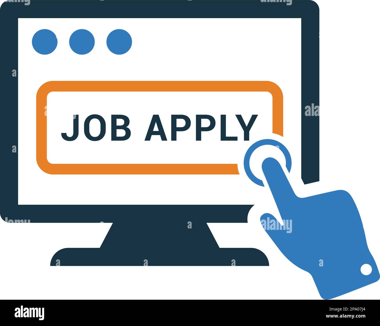 Job Apply icon use in mobile and app development or commercial purposes or any type of design ...