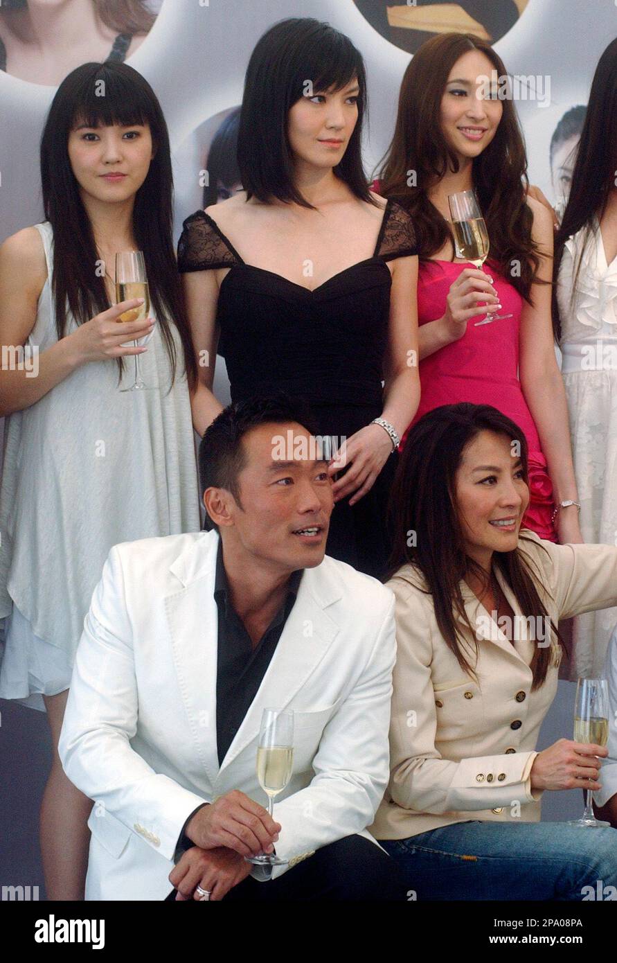 From top left, Mainland China's actress Yang Shan Shan, Taiwan actress Kelly Lin, Hong Kong ...