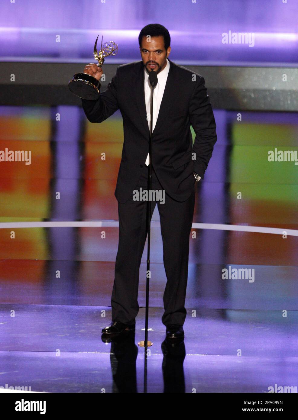 Kristoff St. John accepts the award for outstanding supporting actor in ...