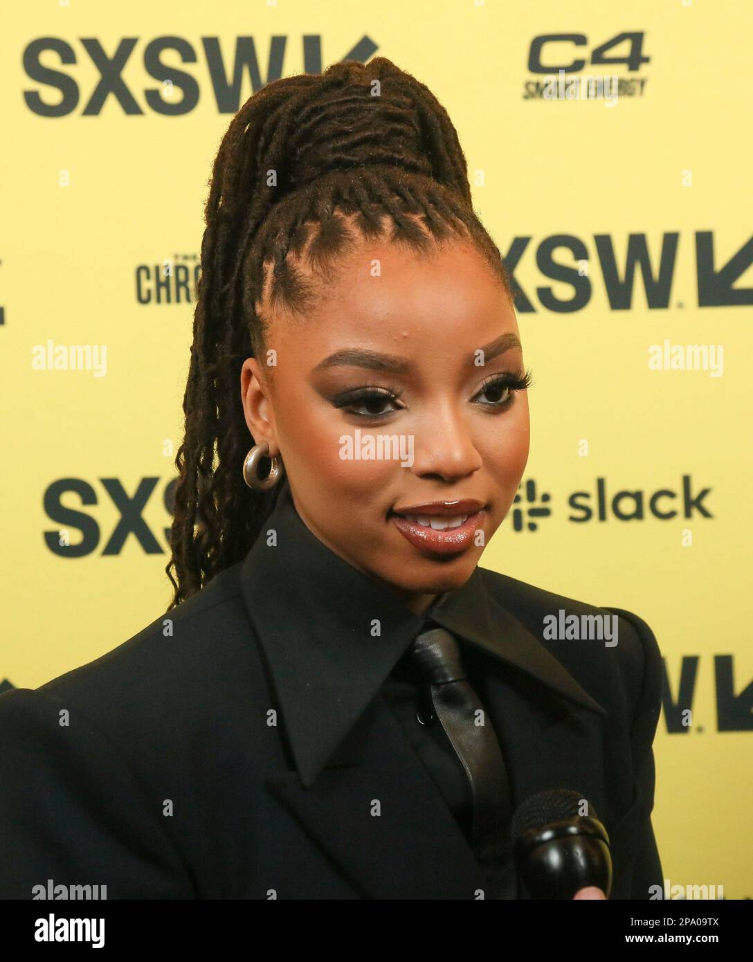 Chloe Bailey arrives for the world premiere of "Swarm" on day one of ...