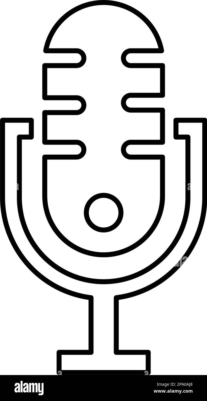 Microphone, mic icon. Flat style vector EPS use in infographics,web ...