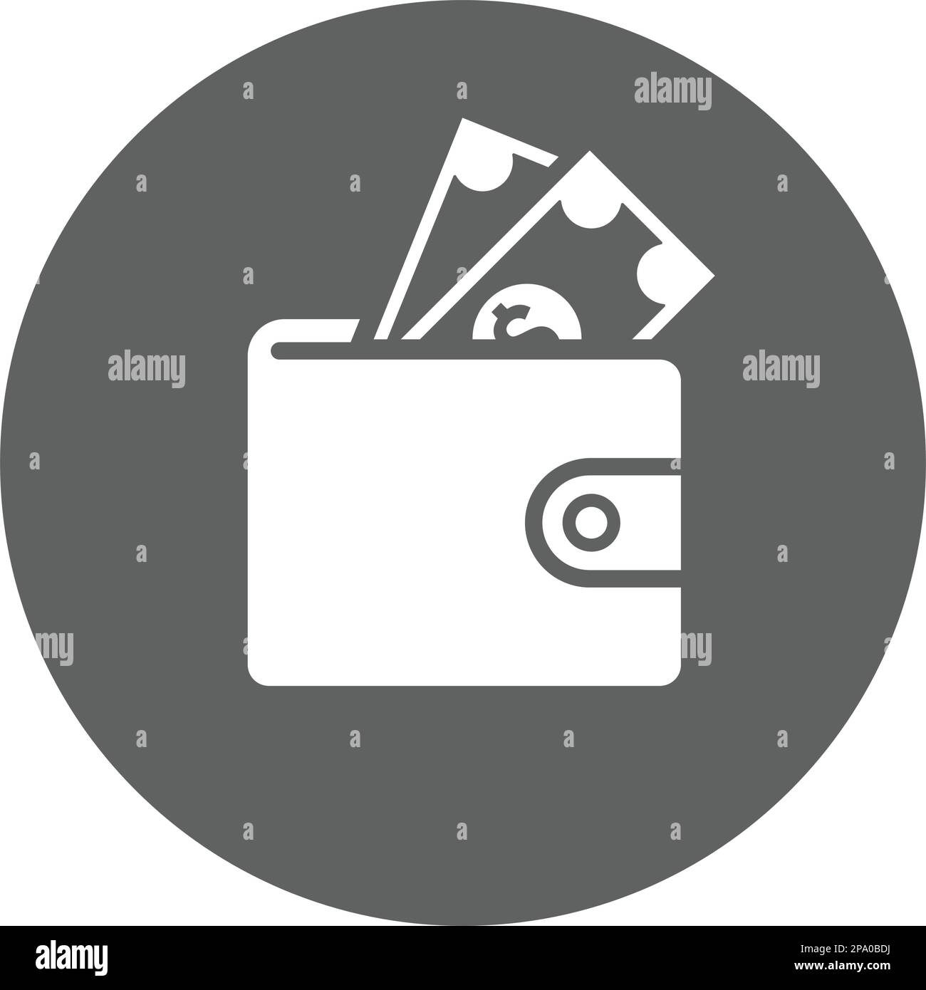 Money, wallet icon. Flat style vector EPS use in infographics,web ...