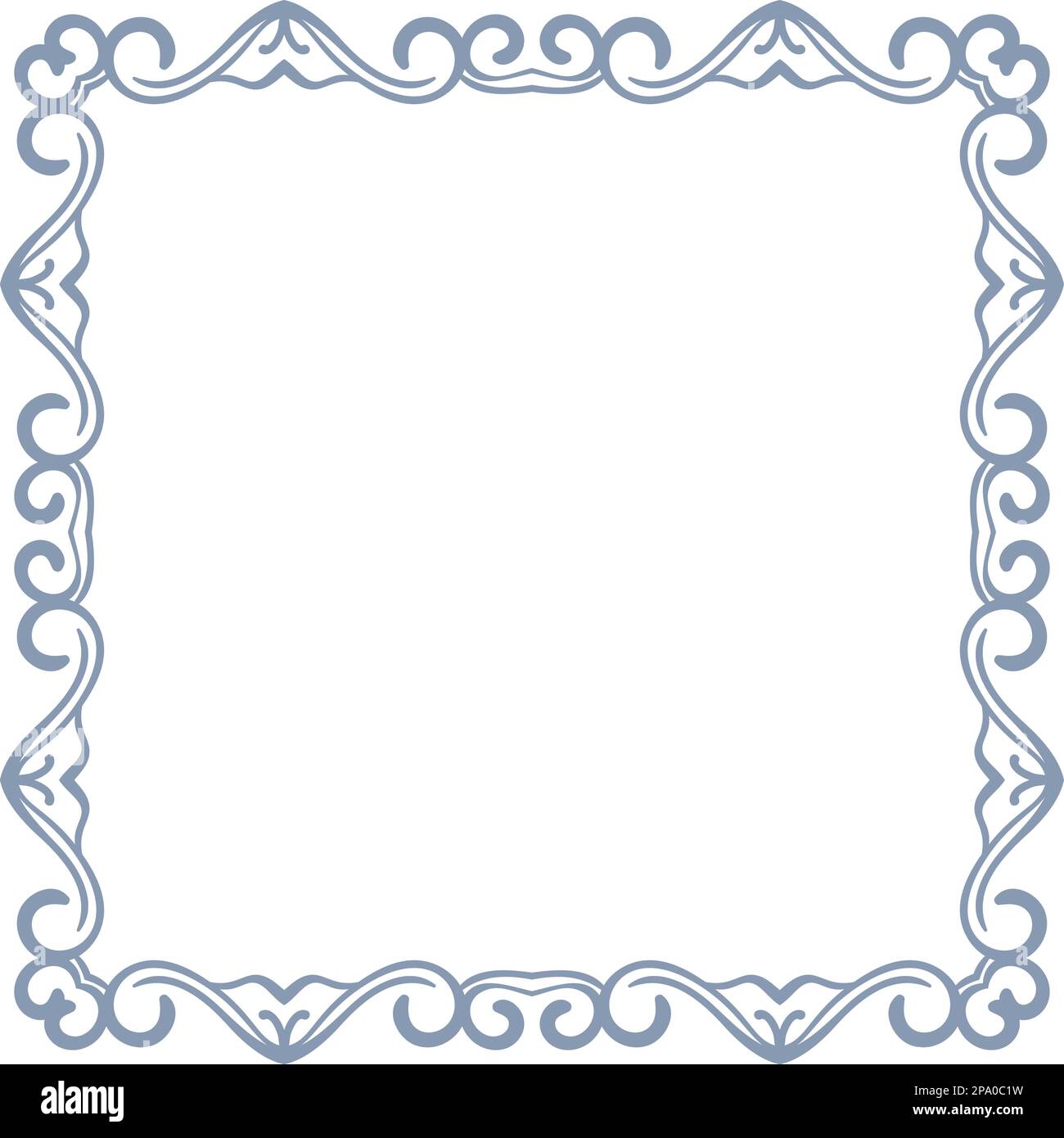 Square frame Isolated design element Stock Vector Image & Art - Alamy