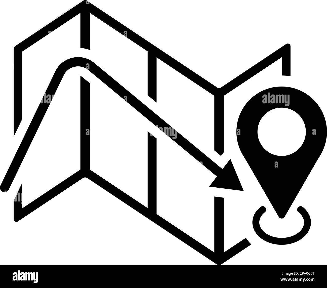 Navigation, location, direction icon. Flat style vector EPS use in ...