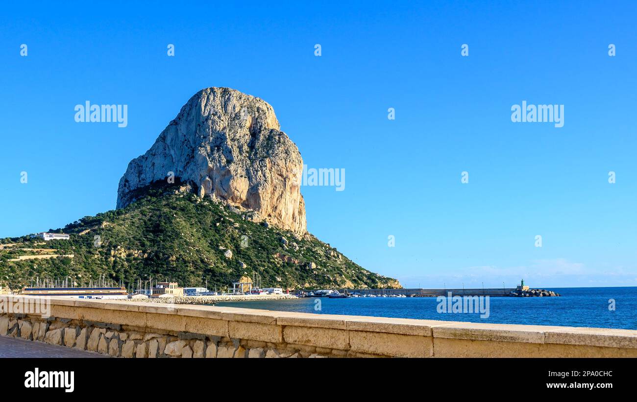 Penon de Ifach in Calpe, Alicante, Spain Stock Photo - Alamy
