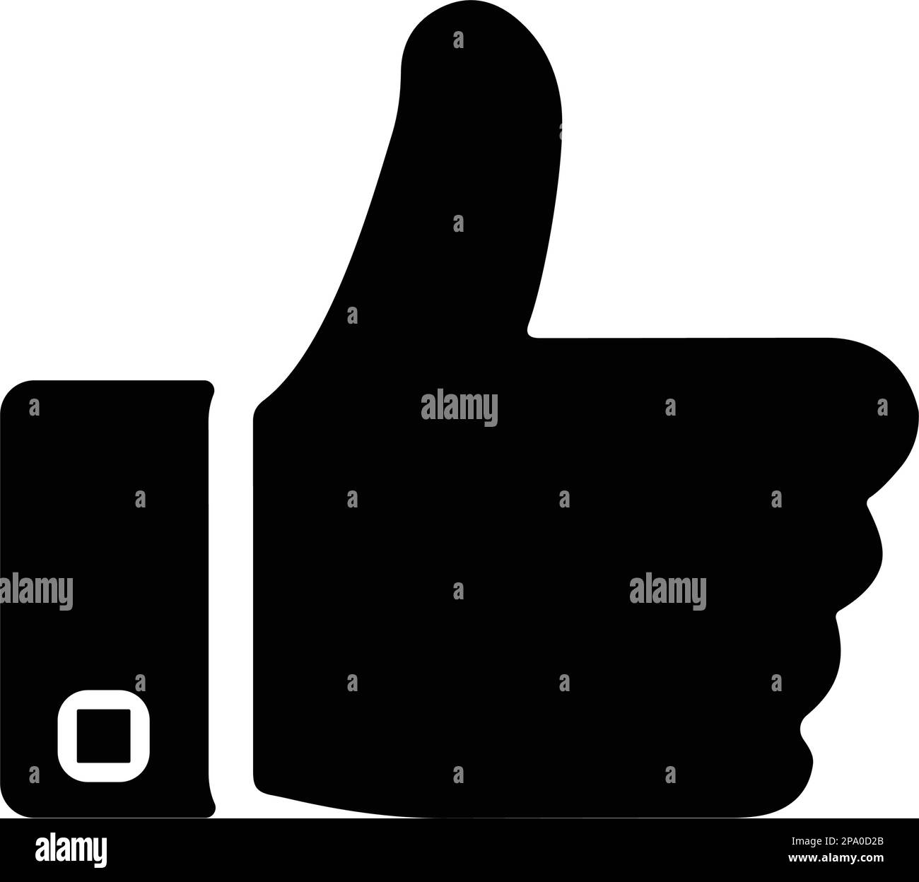 Like sign icon Thumbs up symbol. Use for commercial, print media, web ...