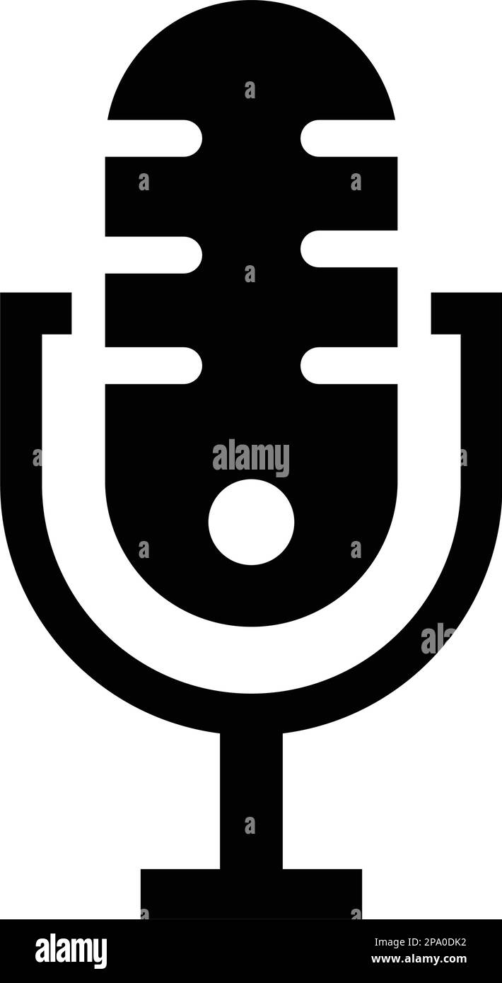 Microphone, mic icon. Flat style vector EPS use in infographics,web ...