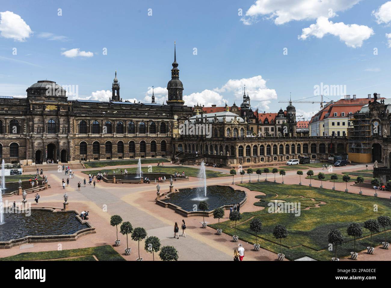 Panorama zwinger baroque royal hi-res stock photography and images - Alamy