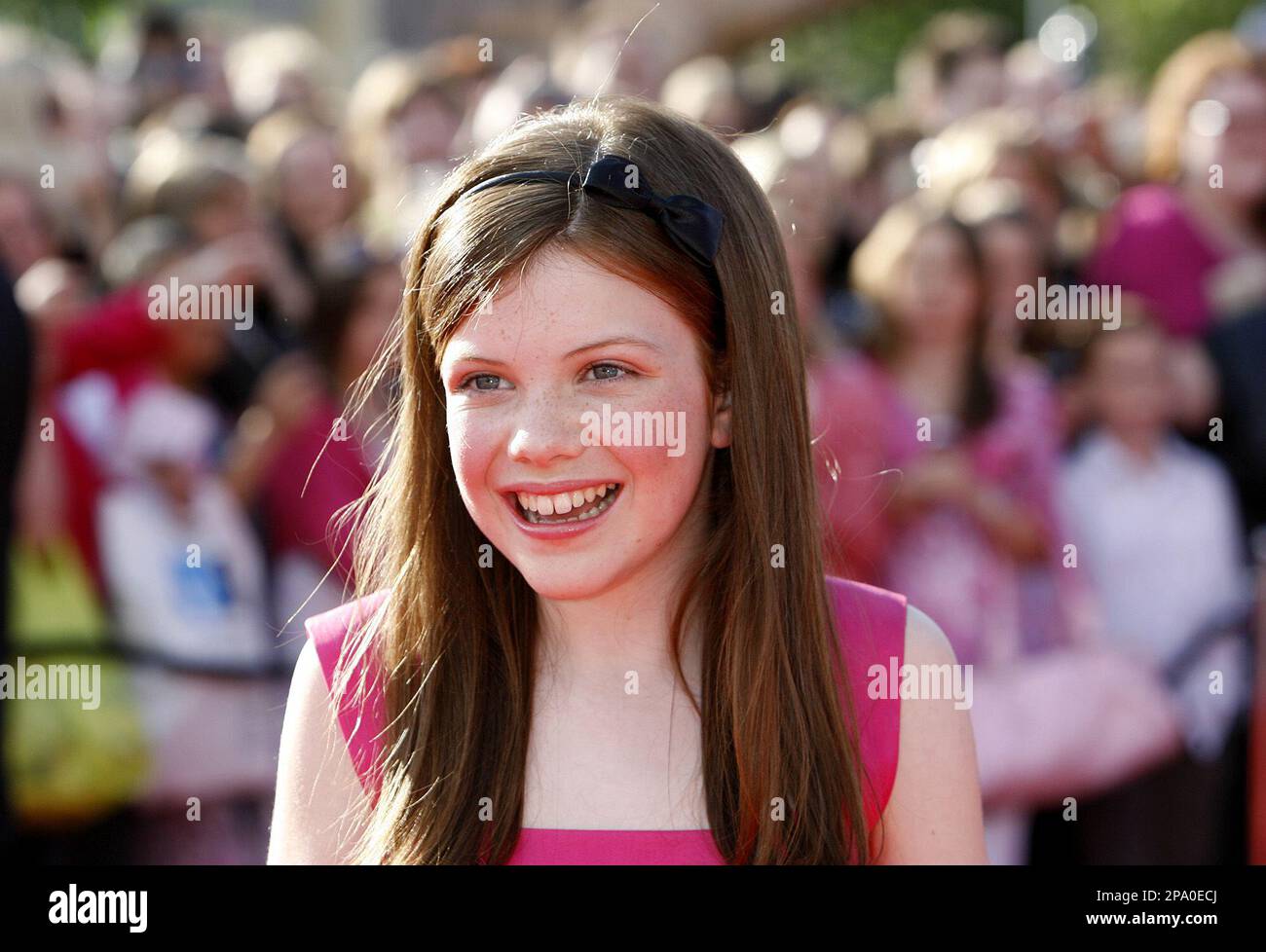 British actress Georgie Henley arrives for the U.K. premiere of her new ...