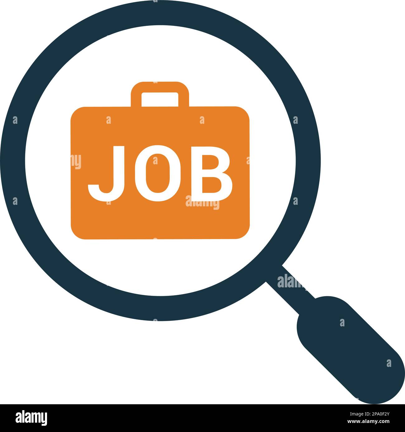 Job searching icon. use in mobile and app development or commercial ...