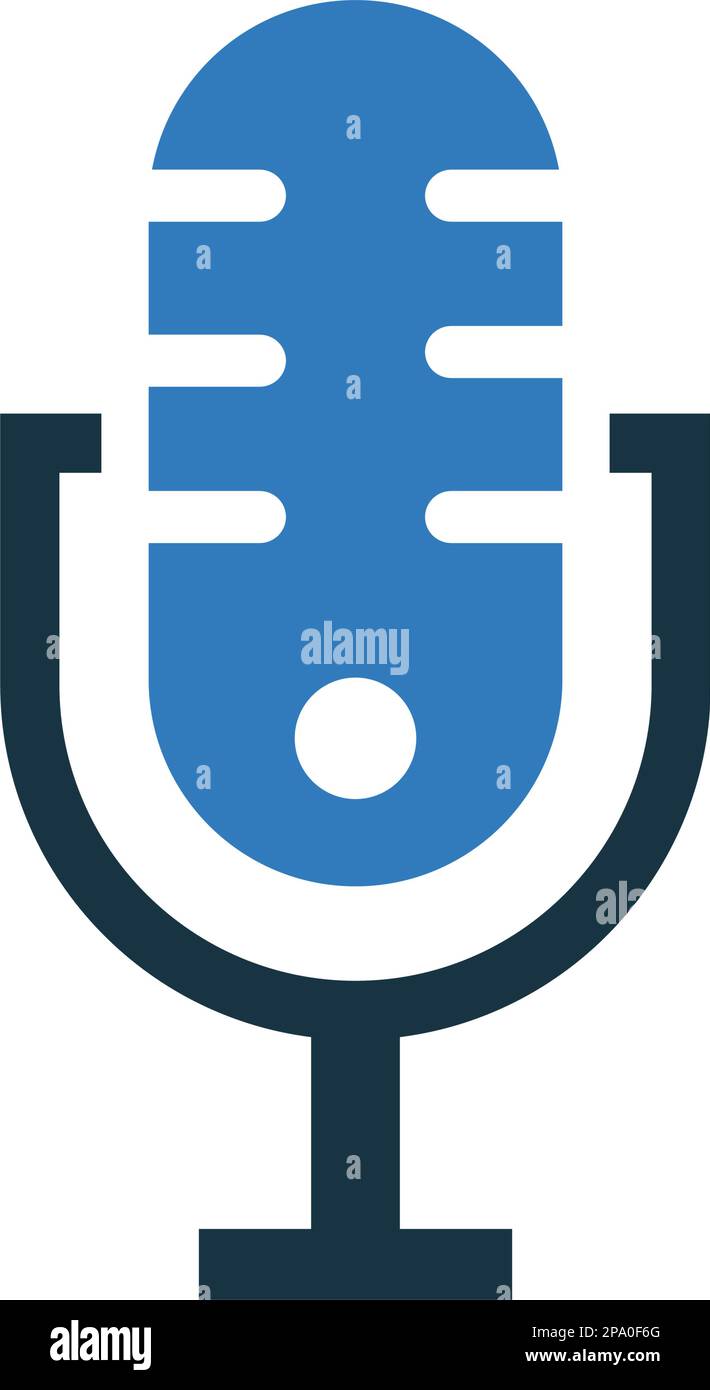 Microphone, mic icon. Flat style vector EPS use in infographics,web ...