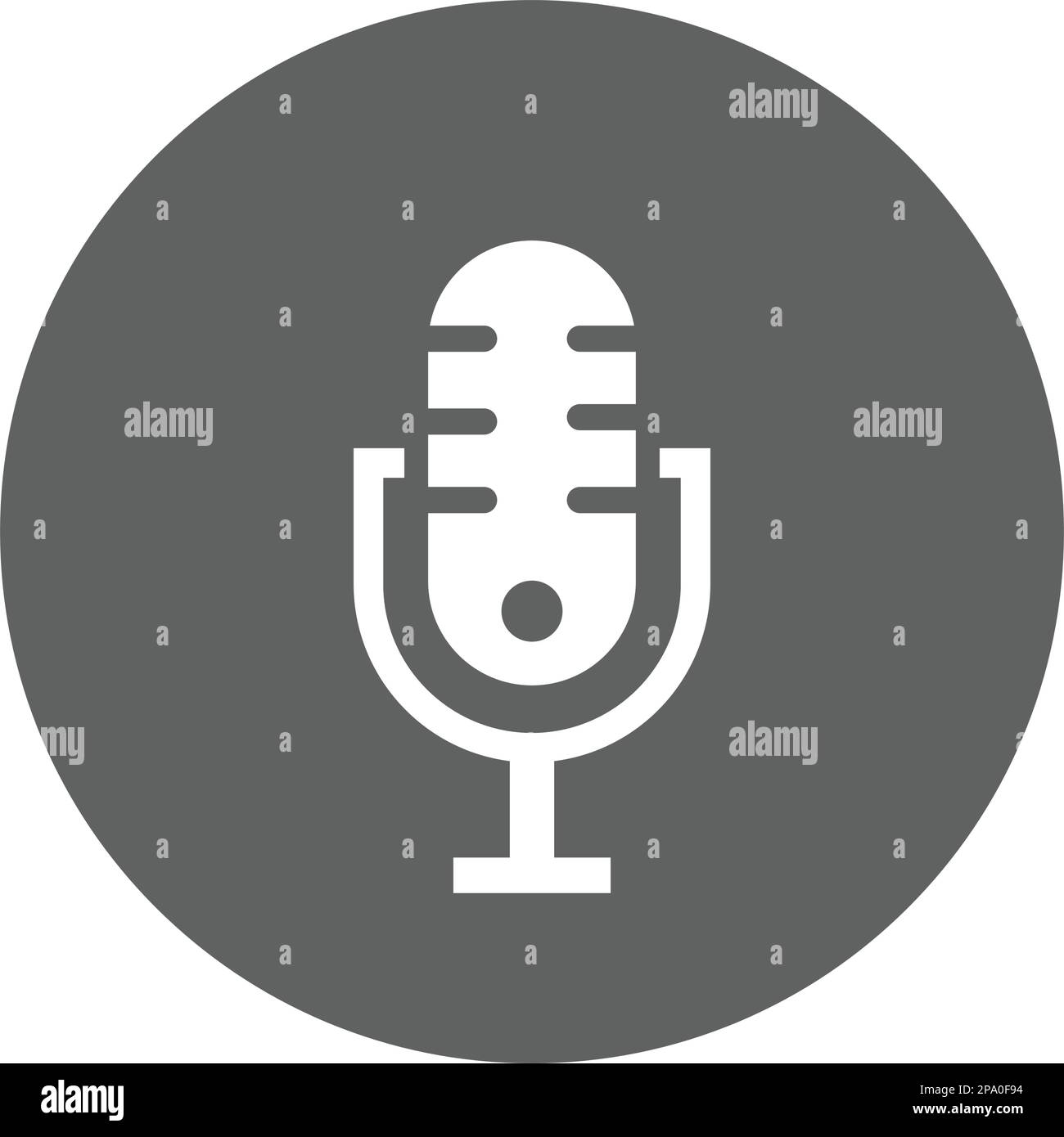 Microphone, mic icon. Flat style vector EPS use in infographics,web ...