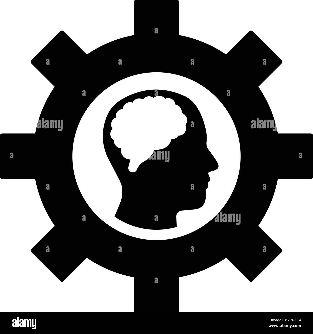 Setting, Mind development icon. Flat style vector EPS use in ...