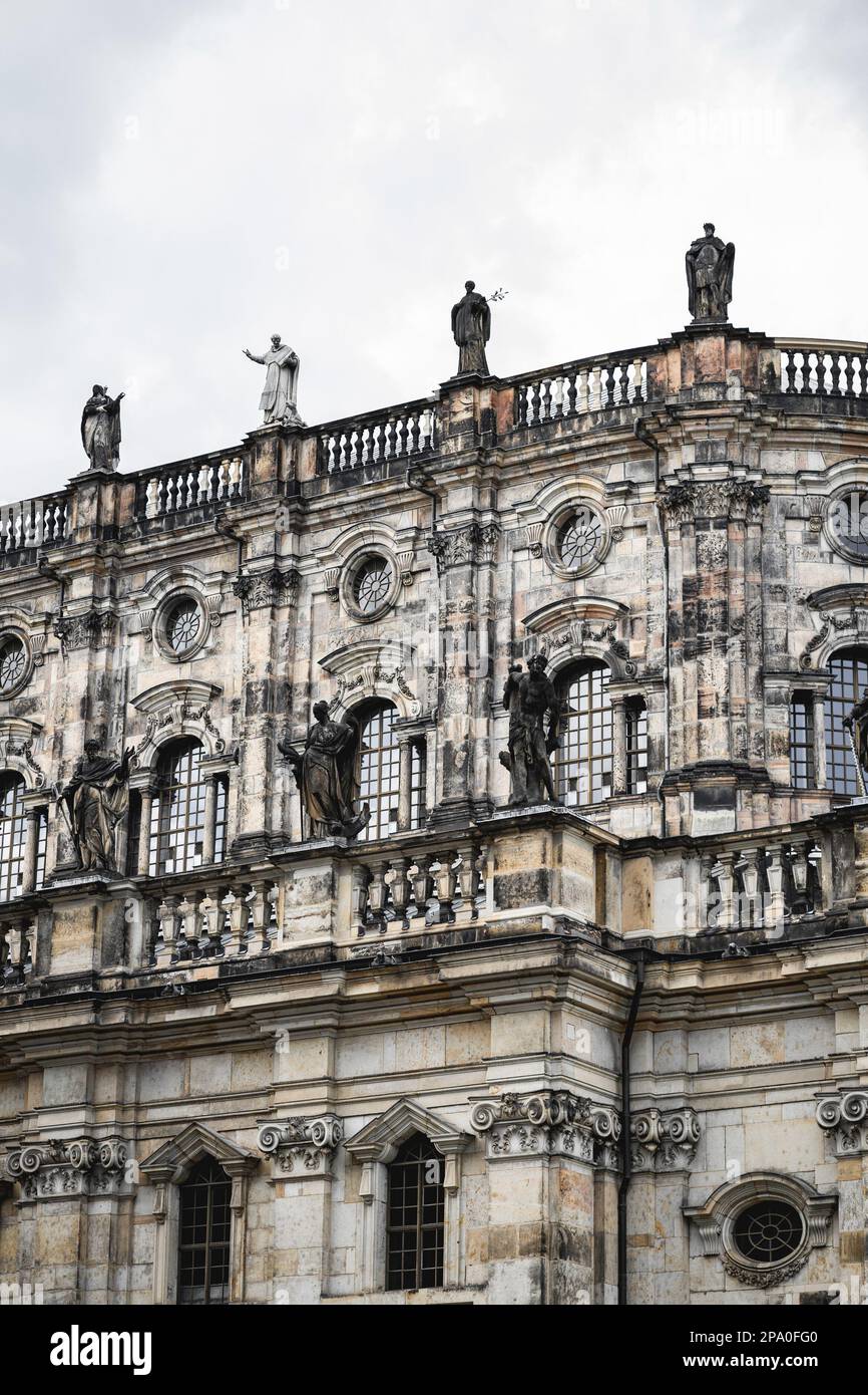 DRESDEN, GERMANY. 27 July, 2020. Baroque architecture of Dresden ...