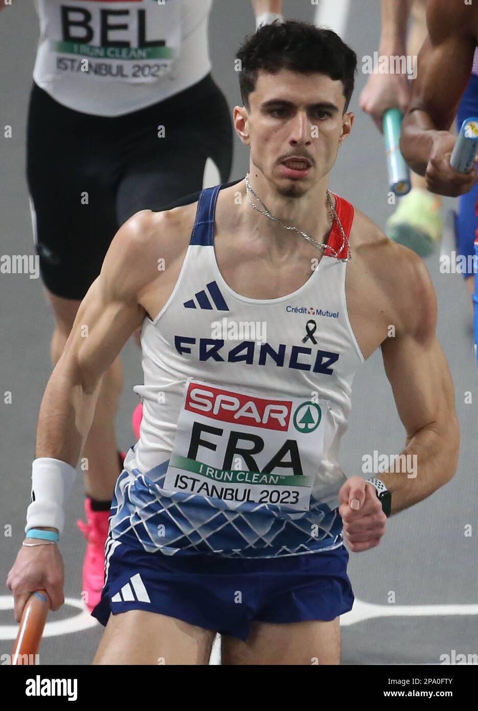ANDANT Téo of France 4 x 400m Relay Men Final during the European ...