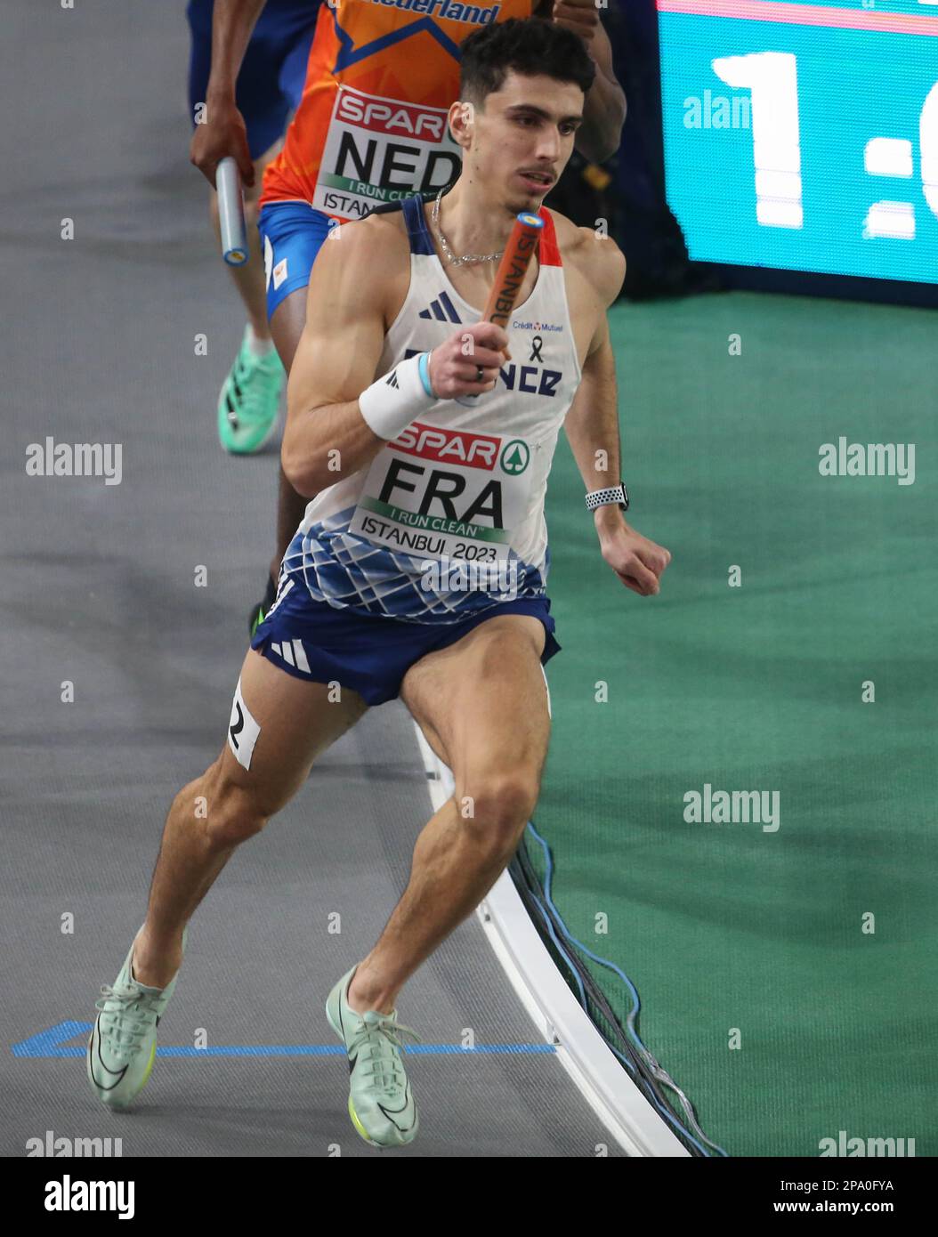 ANDANT Téo of France 4 x 400m Relay Men Final during the European ...