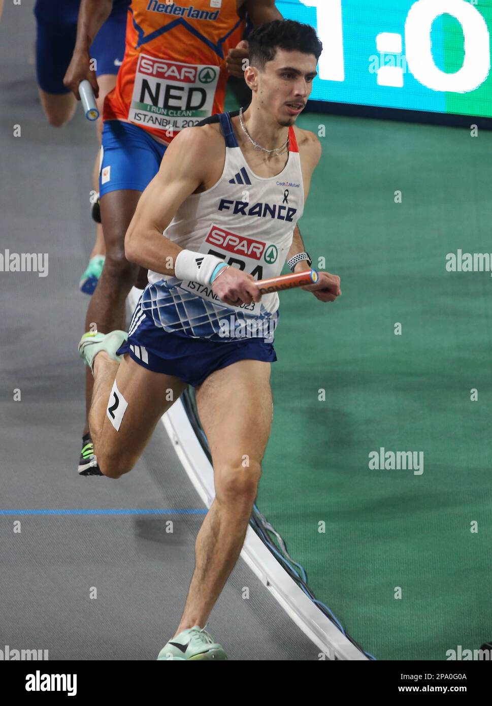 ANDANT Téo of France 4 x 400m Relay Men Final during the European ...